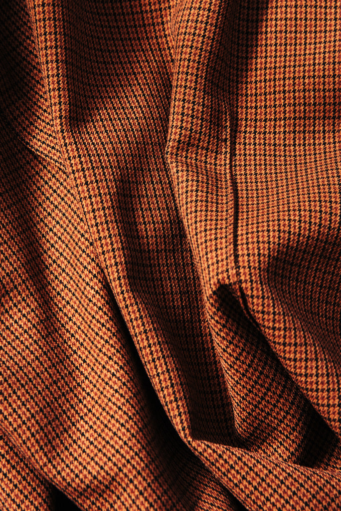 Vanta Pant in Red Brown Houndstooth Techwool | Versatility by SENECA